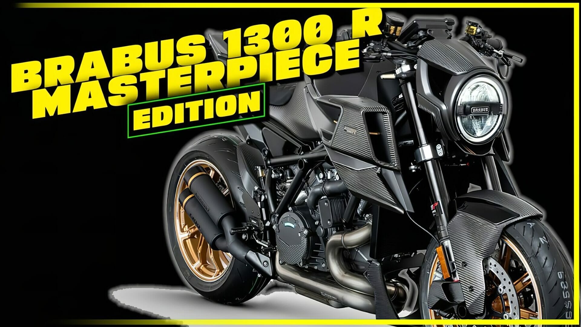 The BRABUS 1300 R MASTERPIECE EDITION: exclusivity on two wheels meets ...