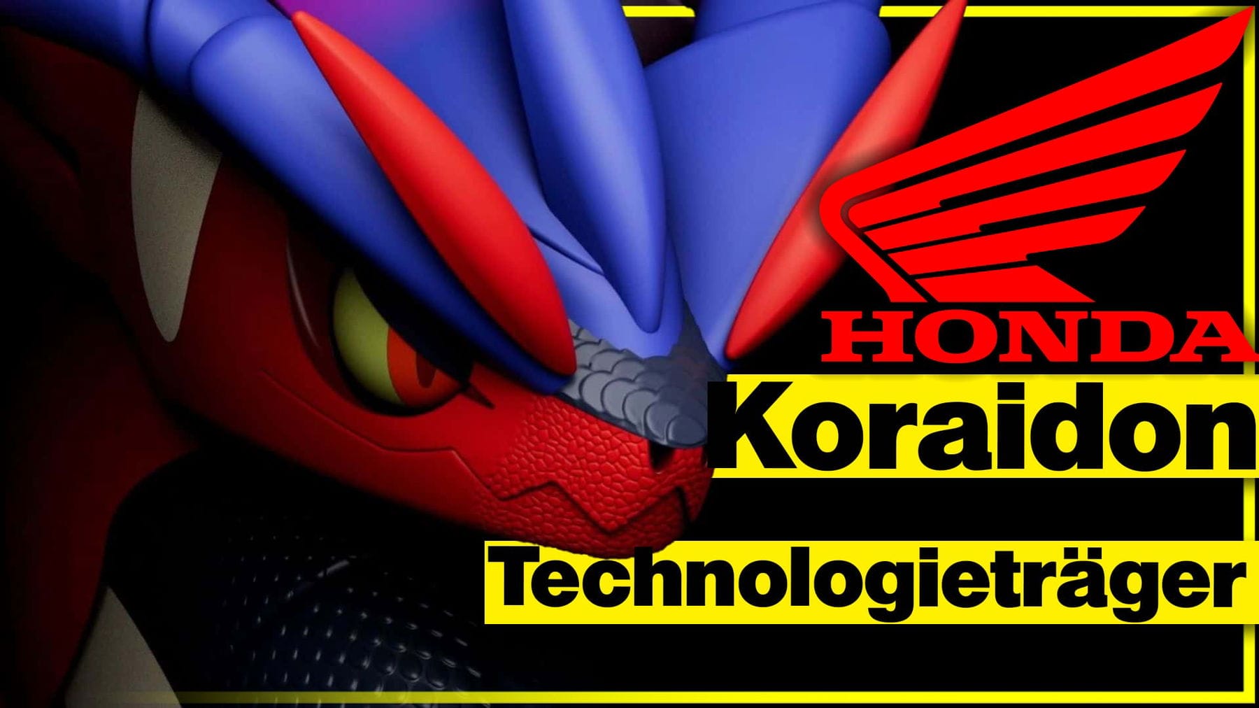 Honda presents extraordinary Pokémon motorcycle Koraidon with self ...